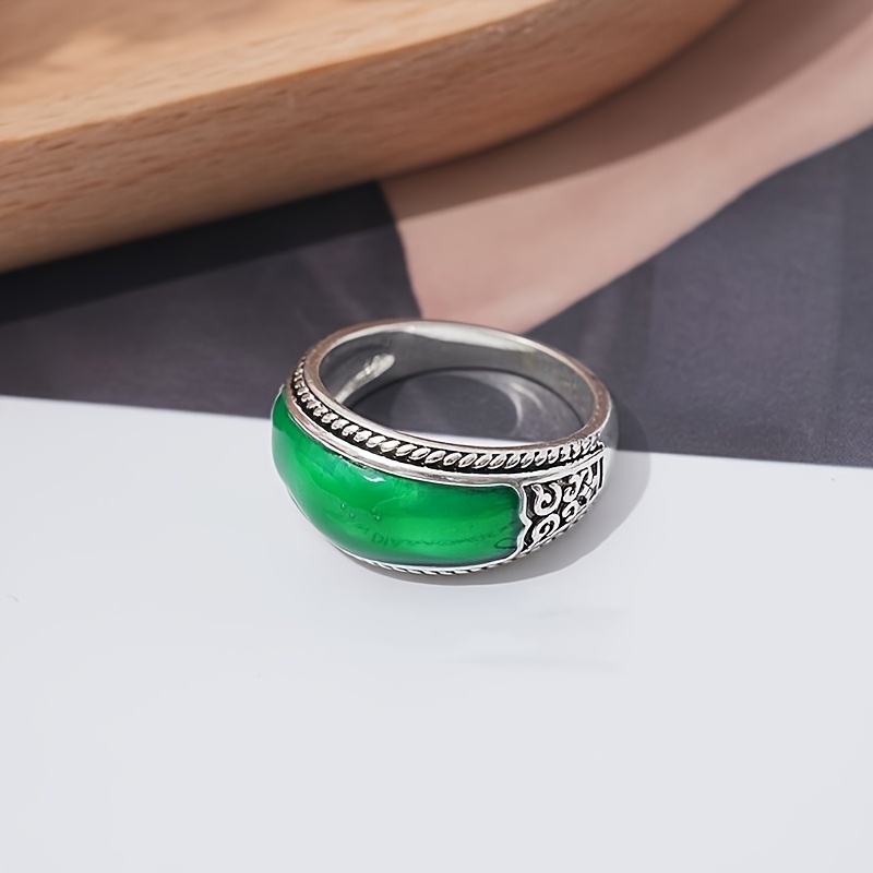 Fashion Ring Personality And Simple Men's Ring Alloy Ring - Temu Ireland