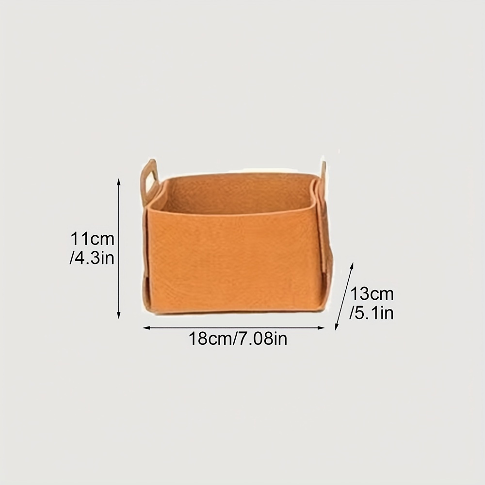 Felt Finishing Storage Basket Laundry Storage Basket Toys - Temu United ...