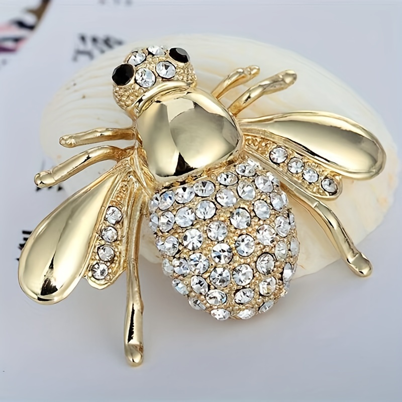 Animal Jewelry, Bee Brooch, Suit Collar Pin, Long Skirt Cardigan ...