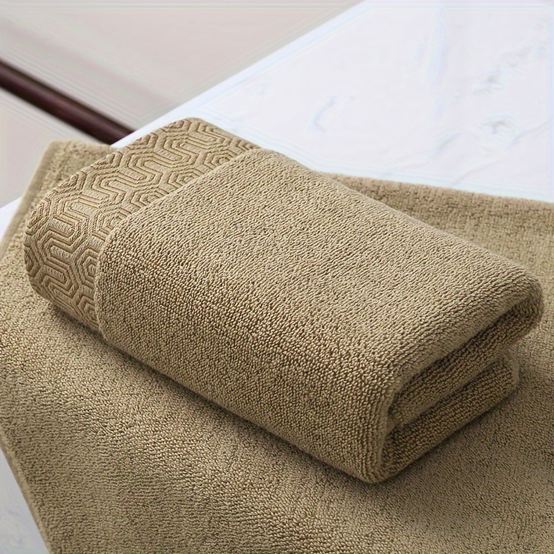 2pcs solid color hand towel set cotton hand towel - Temu New Zealand