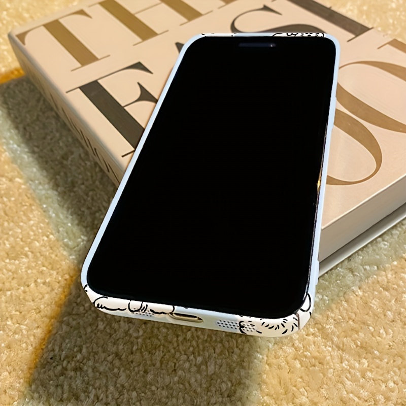 Blue Background Curly haired Puppy Film Shell Full Package - Temu ...