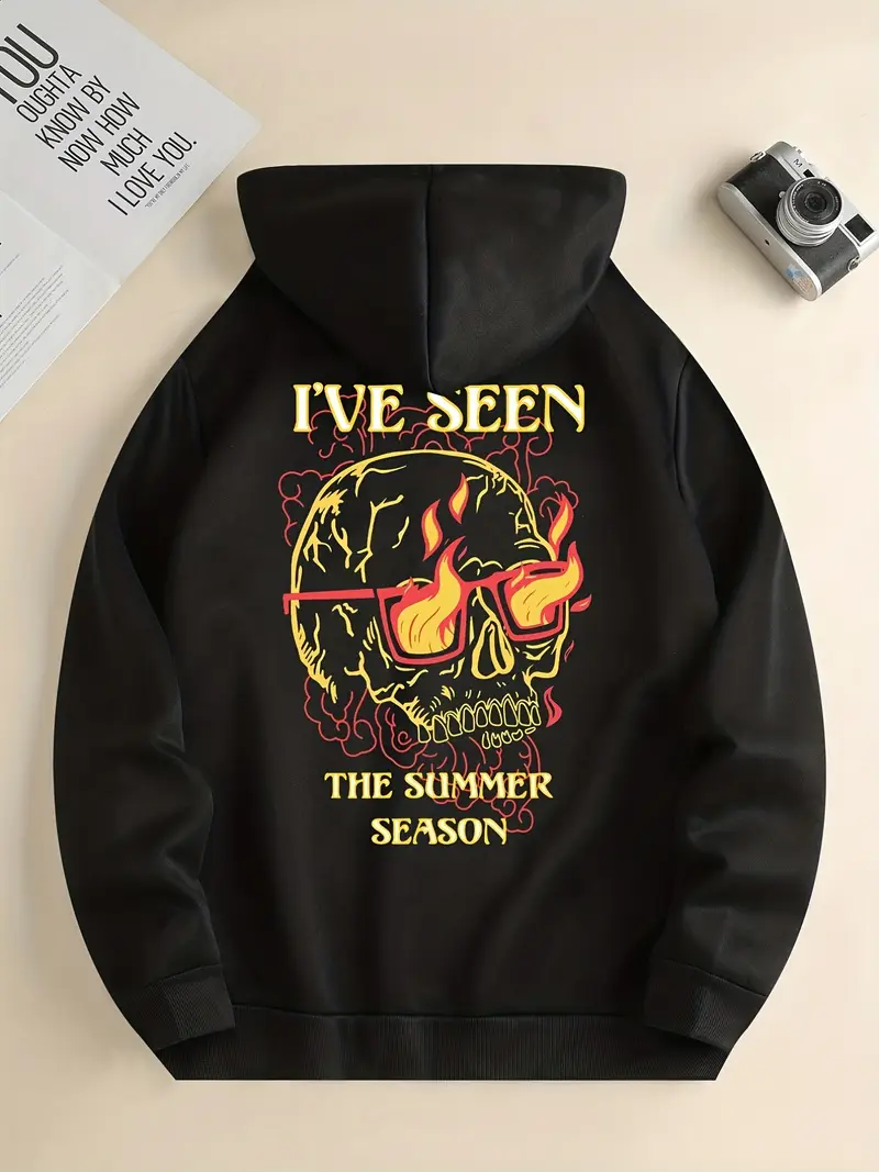 Halloween Skull Print Hoodie Hoodies Men Mens Casual Temu Australia