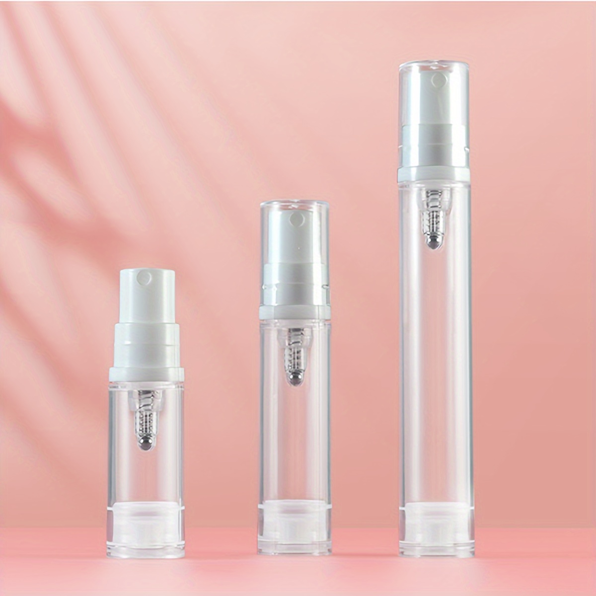 Vacuum Spray Pump Bottle Transparent Cosmetic Sample - Temu Australia