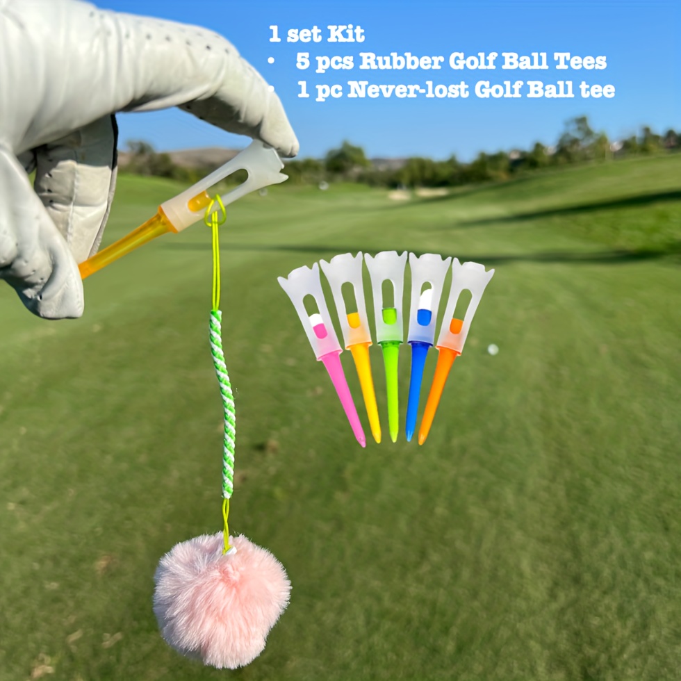 Anti-lost Golf Tee With Cute Imitation Rabbit Ball, Creative Soft ...