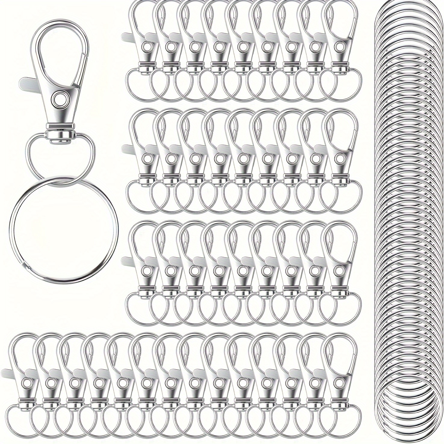 Rotating Buckle With Key Rings High grade Metal Rotating - Temu Australia