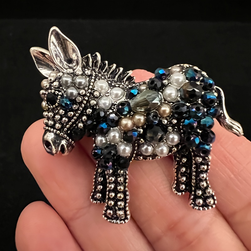 Funny Donkey Brooch Pin Jewelry Accessories Men - Temu United Kingdom