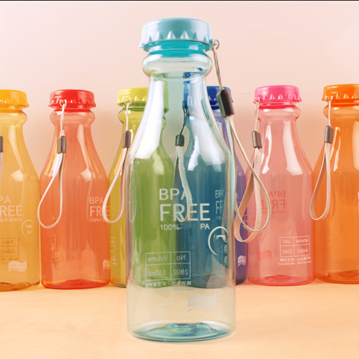 1pc 550ml 18 6oz Lightweight Bottle Pc Material Shatterproof Leakproof ...