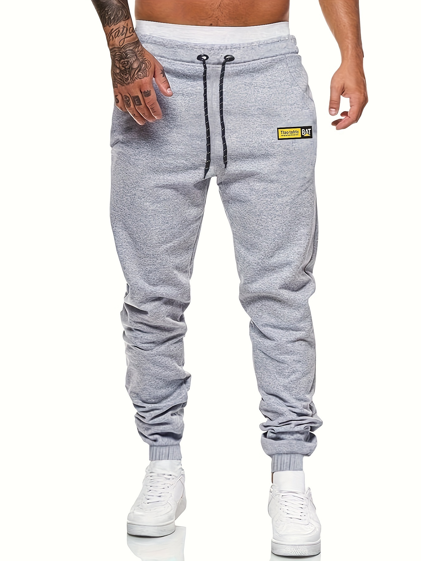 Drawstring Sweatpants Loose Fit Pants Mens Casual Joggers Temu Canada