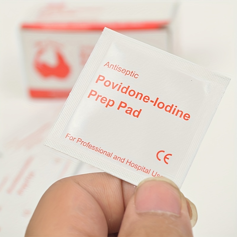 10pcs Povidone Iodine Prep Pads Saturated With Povidone Iodine 10 ...