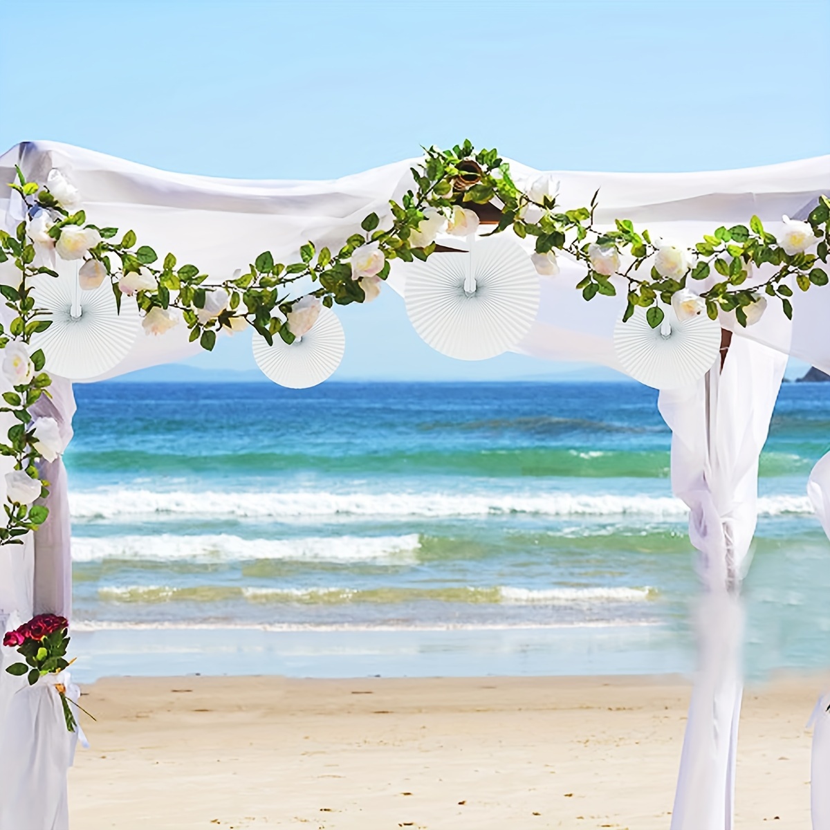 Blank wedding fans store