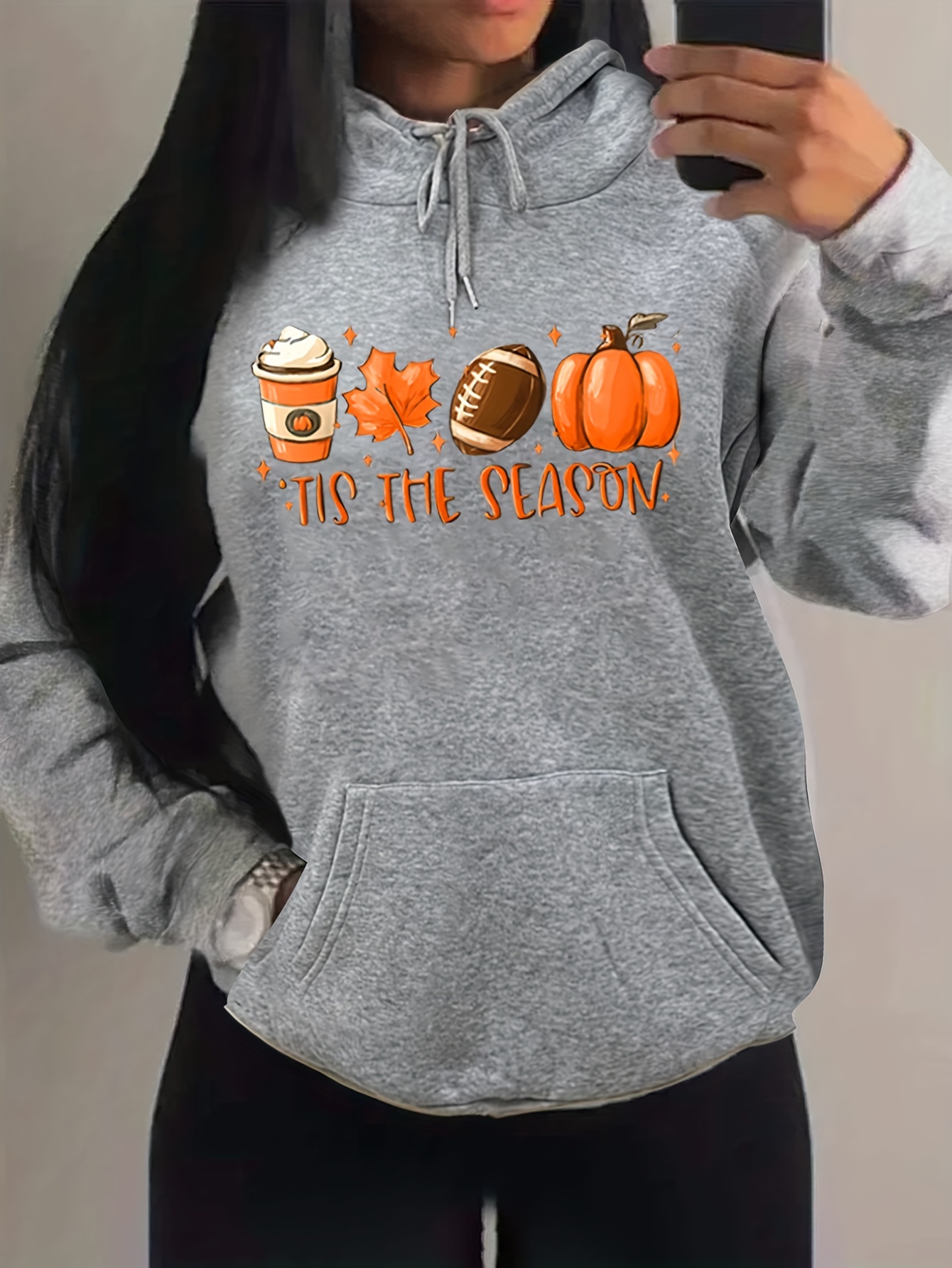 Plus Size Halloween Sweatshirt Women's Plus Pumpkin Letter - Temu Netherlands