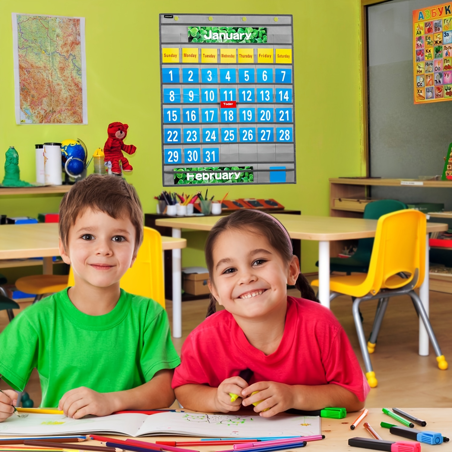 Organize Your Classroom With The Scholastic Monthly Calendar - Temu