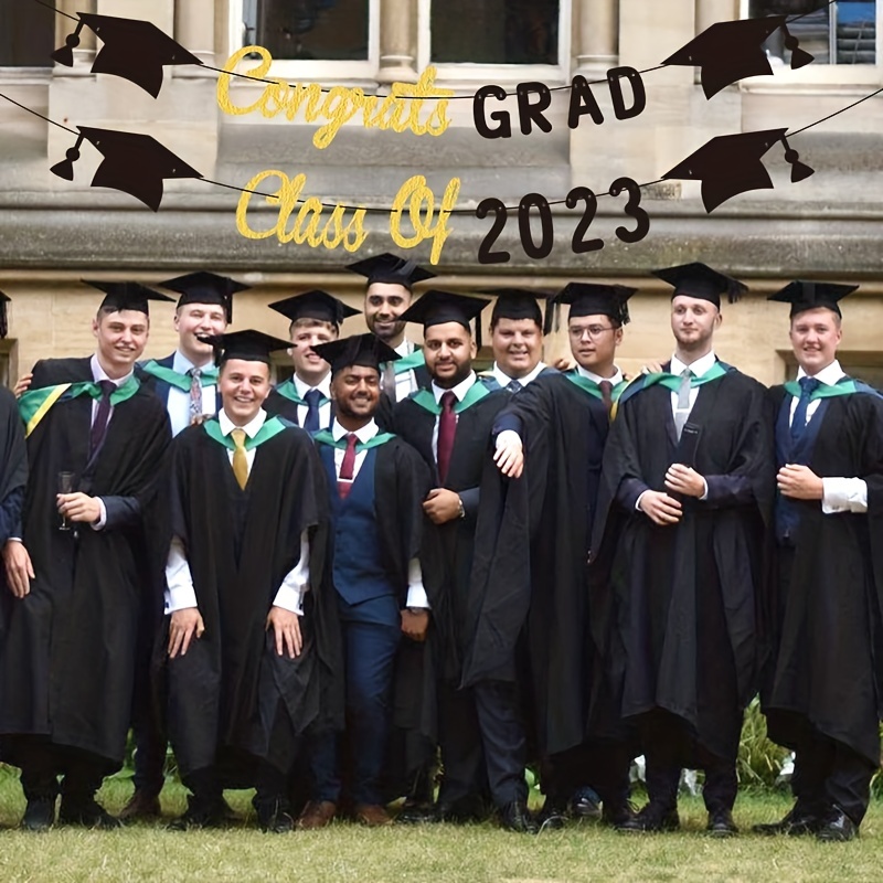 Background Wall Graduation Celebration Party Golden - Temu United