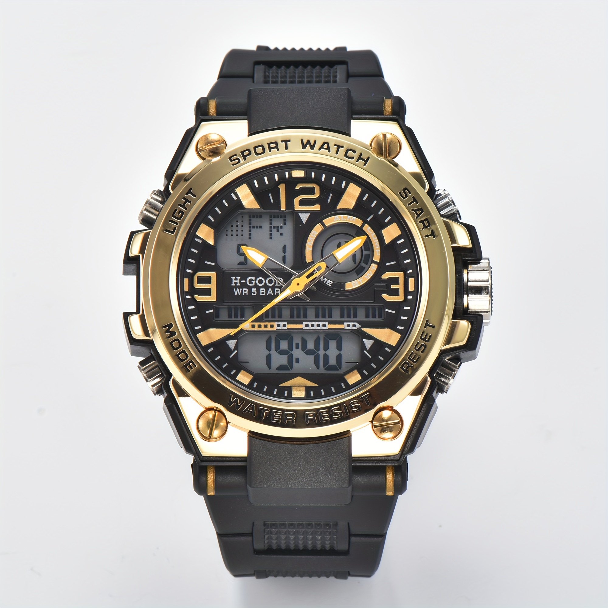 H Good Outdoor Dual Display Electronic Watches For Teenagers And ...