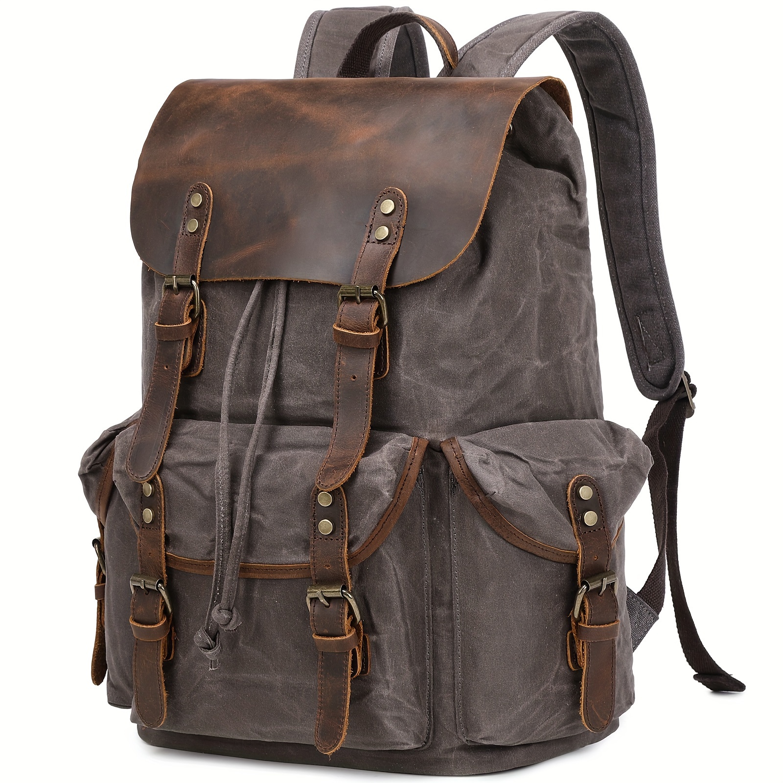 Vintage Style Großraum-rucksack, Minimalistischer Vielseitiger Rucksack ...