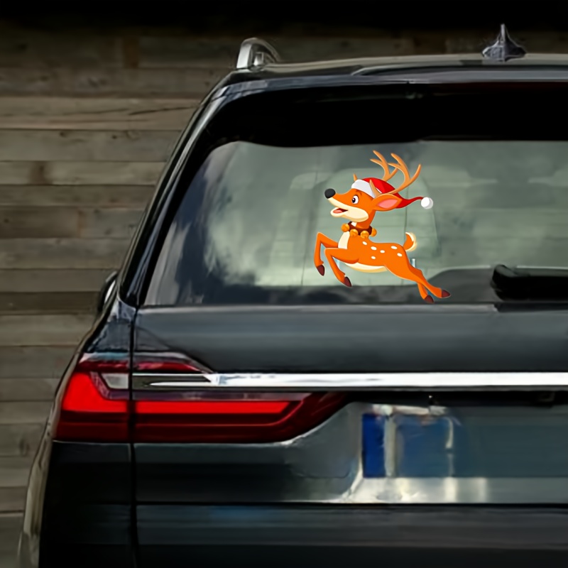 Cute Cartoon Animal Car Sticker Bumper Body Window - Temu Australia