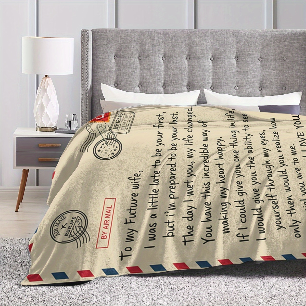 Hd Printing Flannel Blanket Future Wife Blanket Throw - Temu Australia
