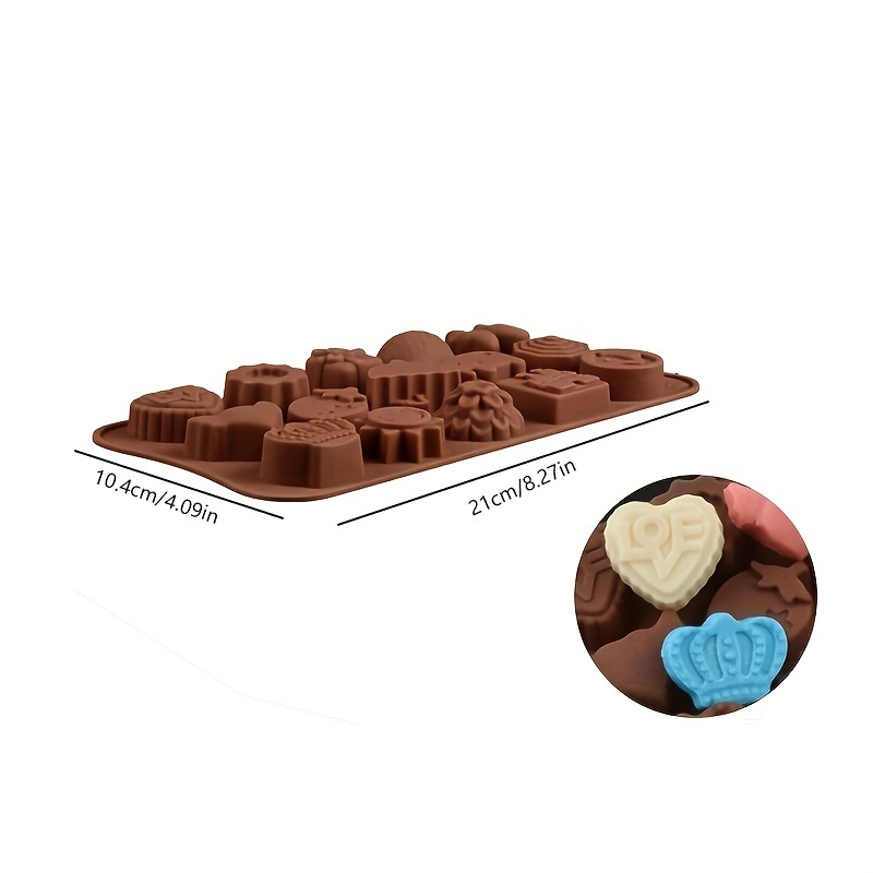 Chocolate Silicone Mold 15 Cavity Mousse Cake Candy - Temu United Kingdom
