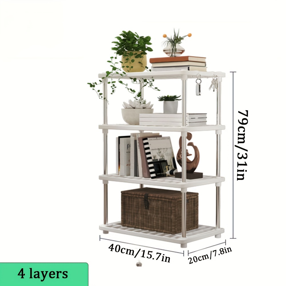 1pc Plastic Seasonings Storage Rack Multi Tier Durable - Temu Canada