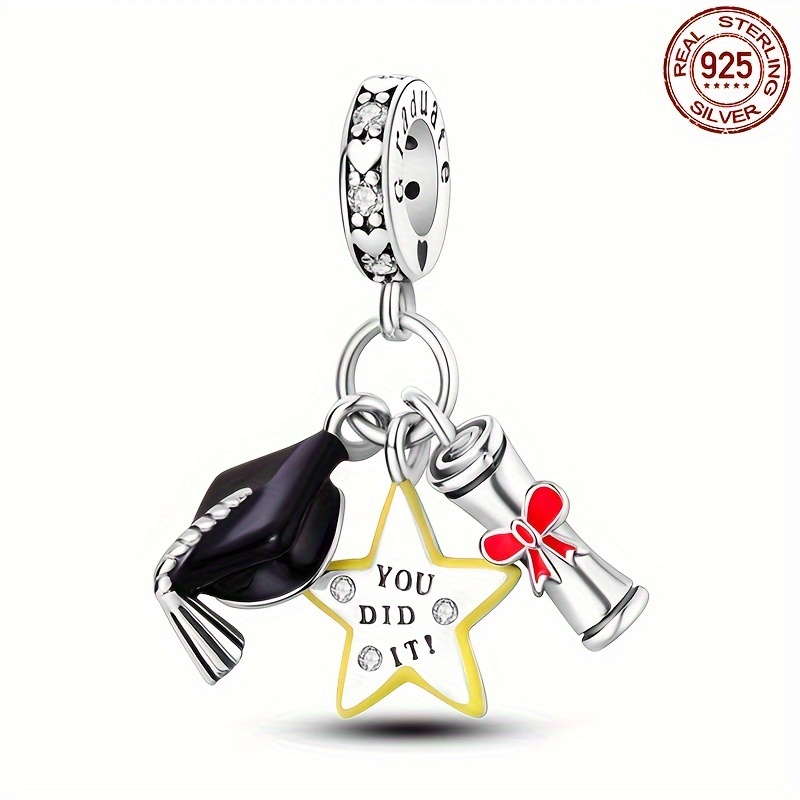 925 Silver Love Heart Bag Book Etc Shaped Charm Pendant - Temu United ...