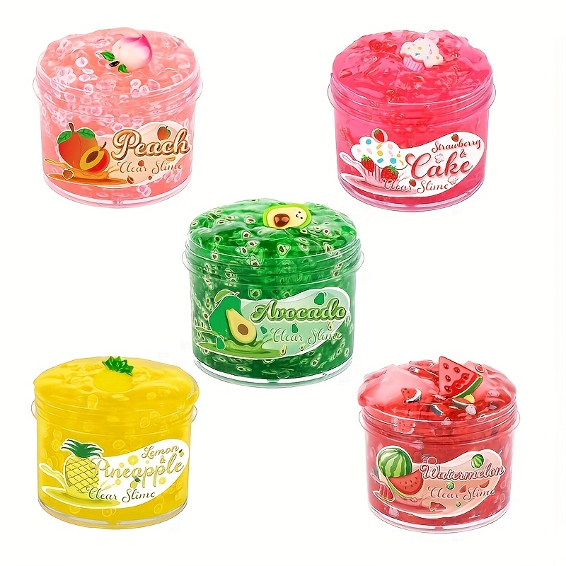 Fruit Scented Stress Relief Slime For Kids Erase Your Worries Away ...