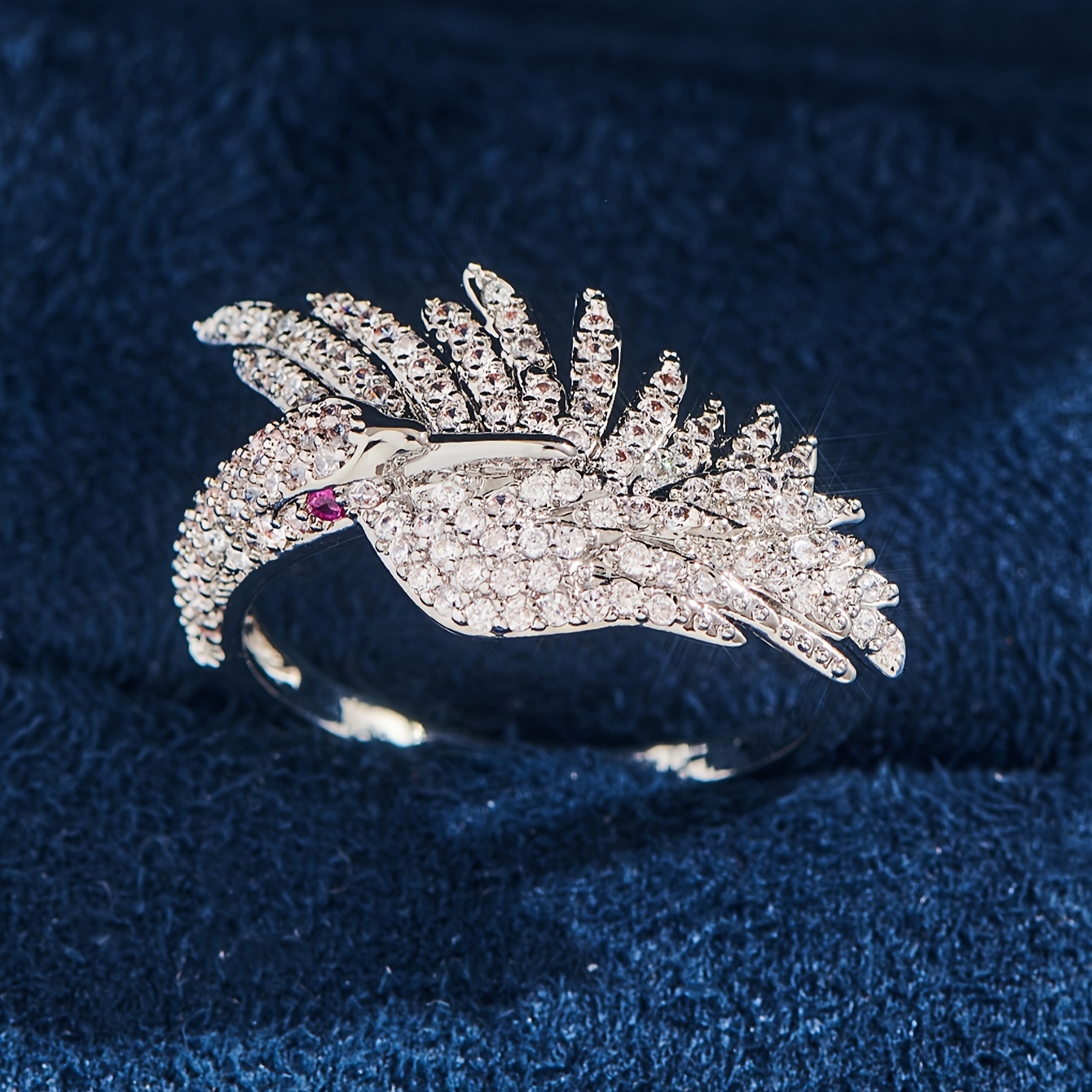 Fashion Retro Exquisite Luxurious Gorgeous Crane Inlaid - Temu United ...