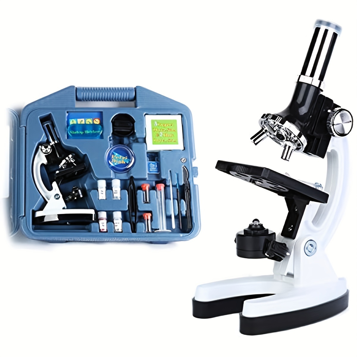 Primary Microscope Kit Including Metal Body Microscope - Temu United ...
