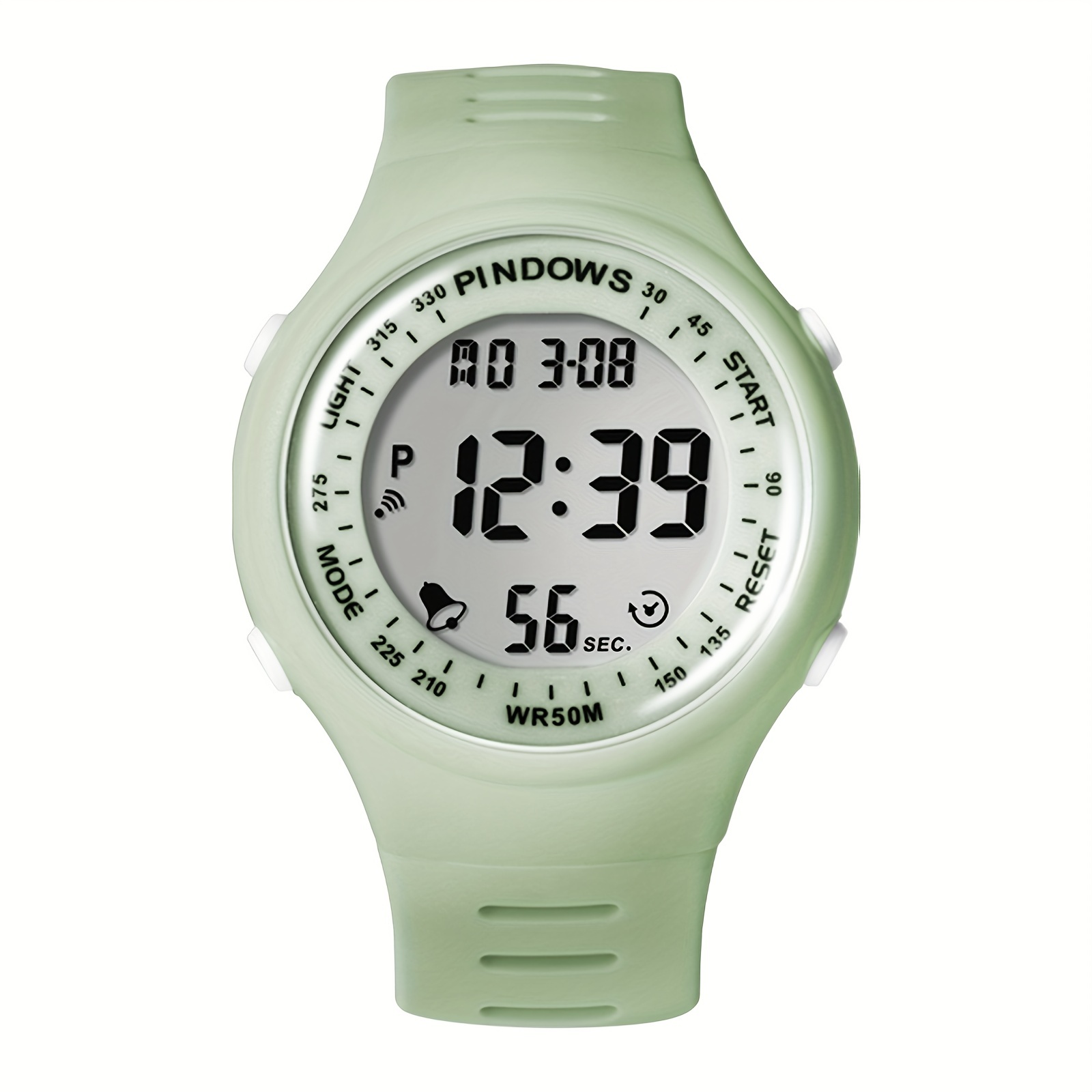 Pindows Led Luminous Sports Electronic Watch Wr Candy Color - Temu Norway