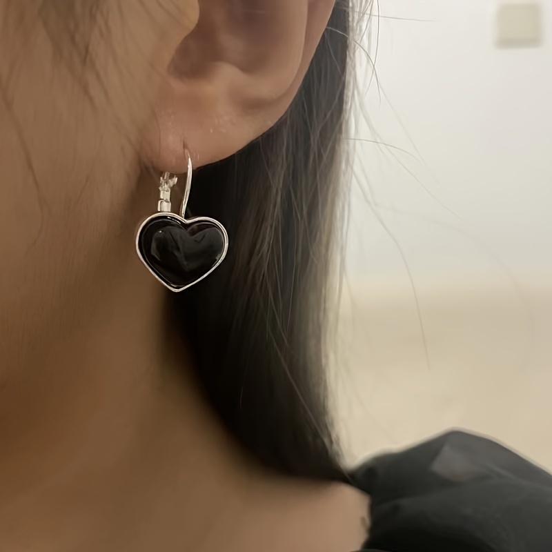 Black And White Pearl Earrings Female Light Luxury Premium - Temu ...