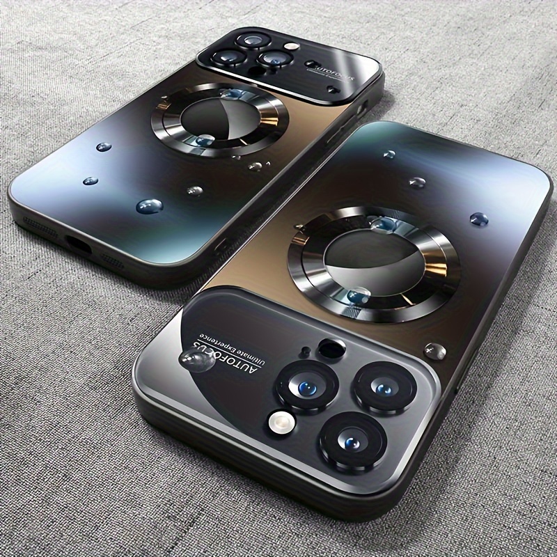 Camera Protection Magnetic Wireless Charging Phone Case - Temu United ...