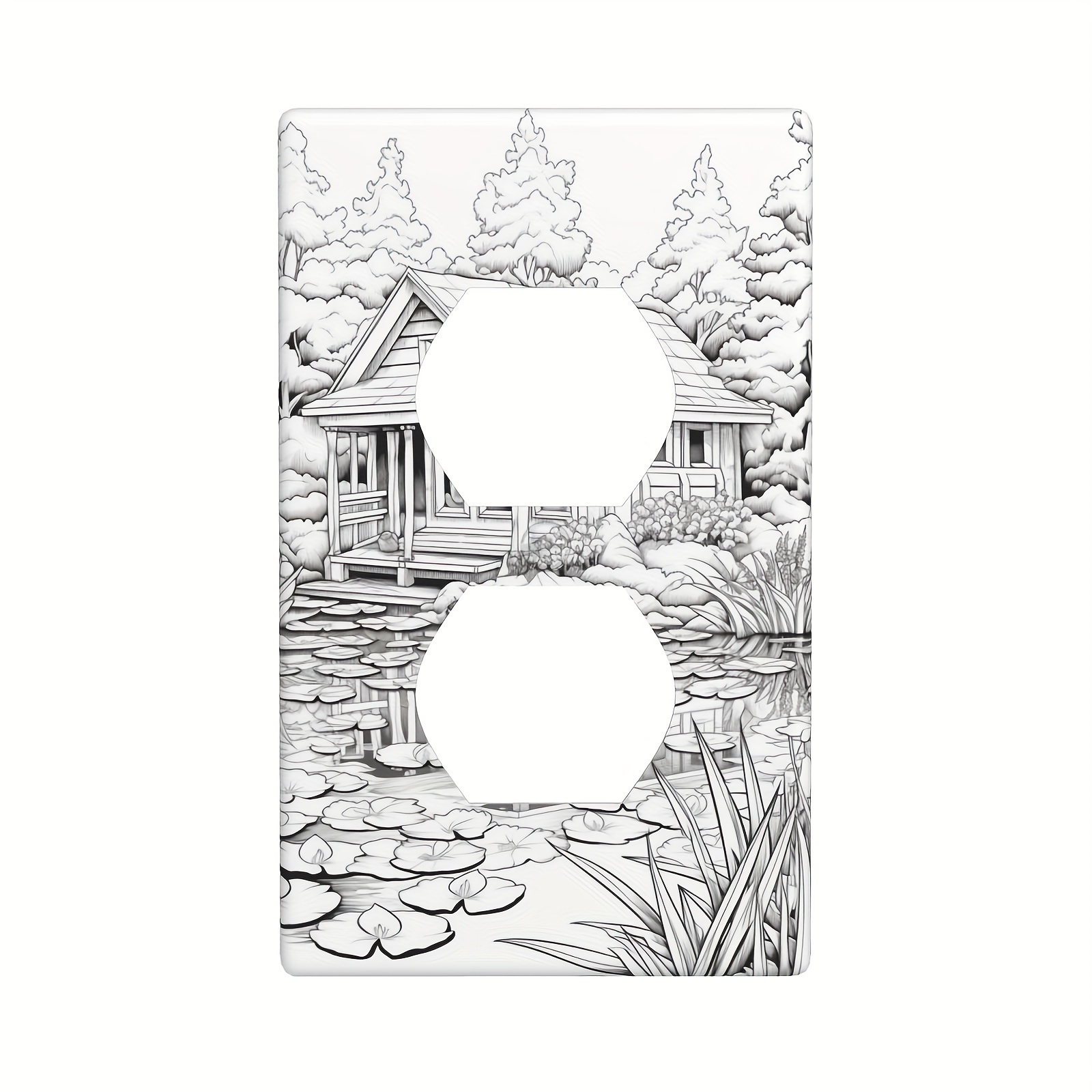 Landscape Pictured Home Funny Wall Plate Light Switch Cover - Temu Canada