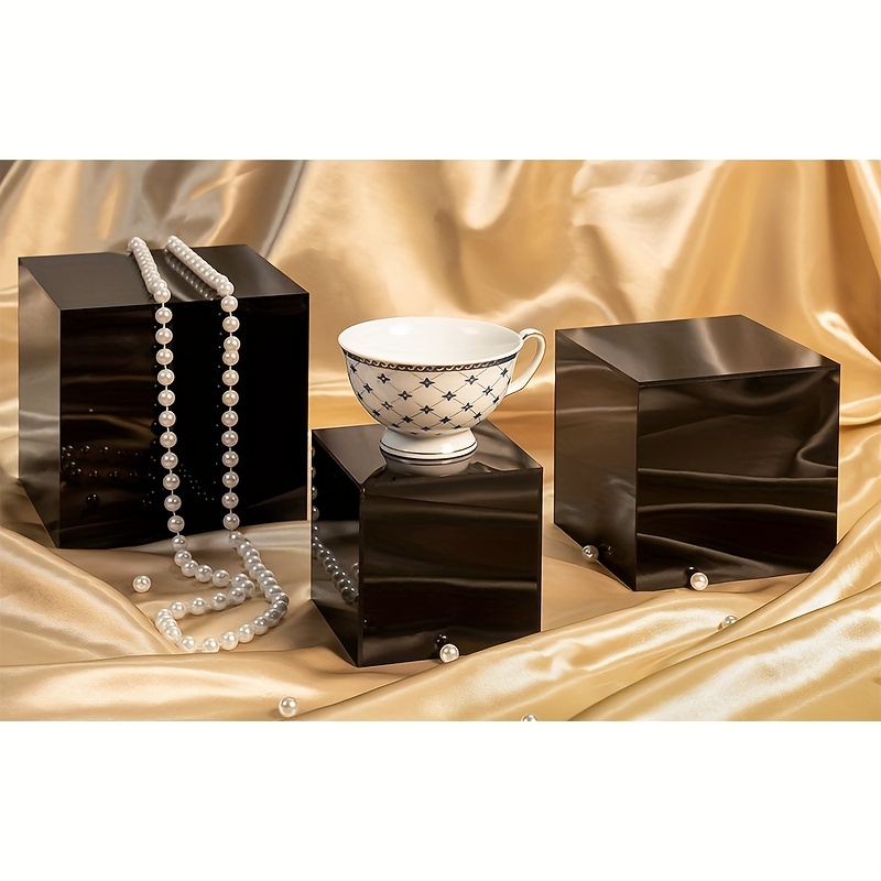 Acrylic Cube Display Nested Stand Hollow Bottom Transparent - Temu ...