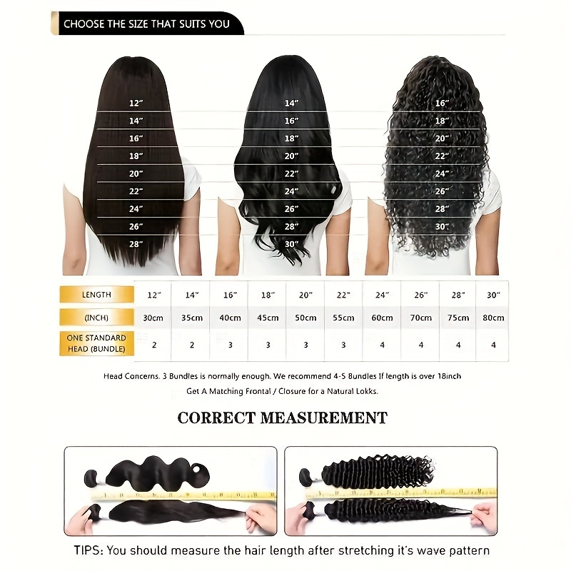 Natural Black Brazilian Body Wave Human Hair Bundles 100% - Temu United ...