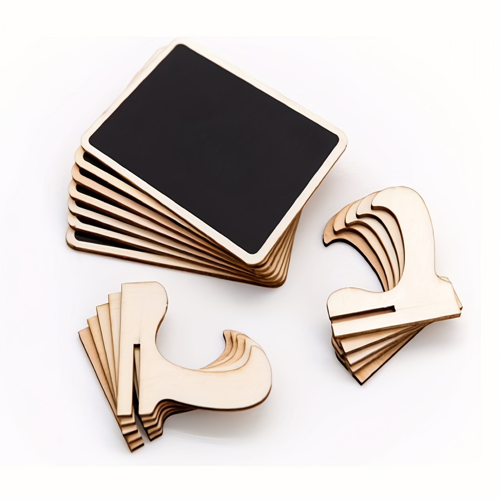 Paquete De 10 Mini Pizarras Con Caballete, Pequeñas Pizarras ...