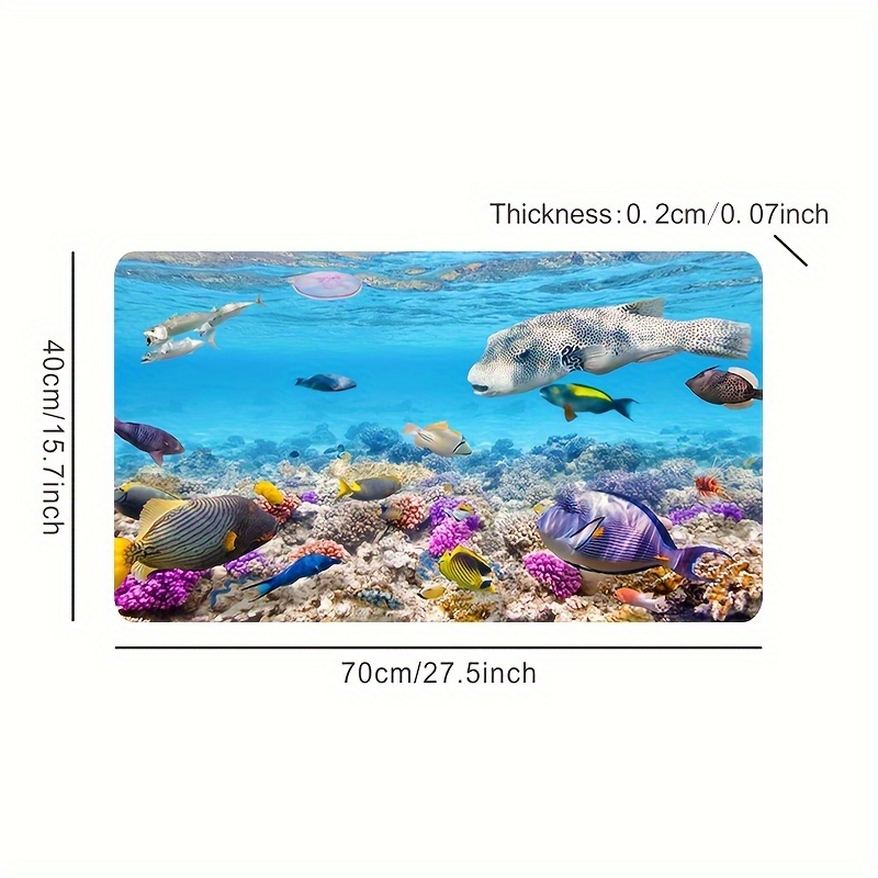 High Definition Underwater World Fish Pattern Mouse Pad - Temu United ...