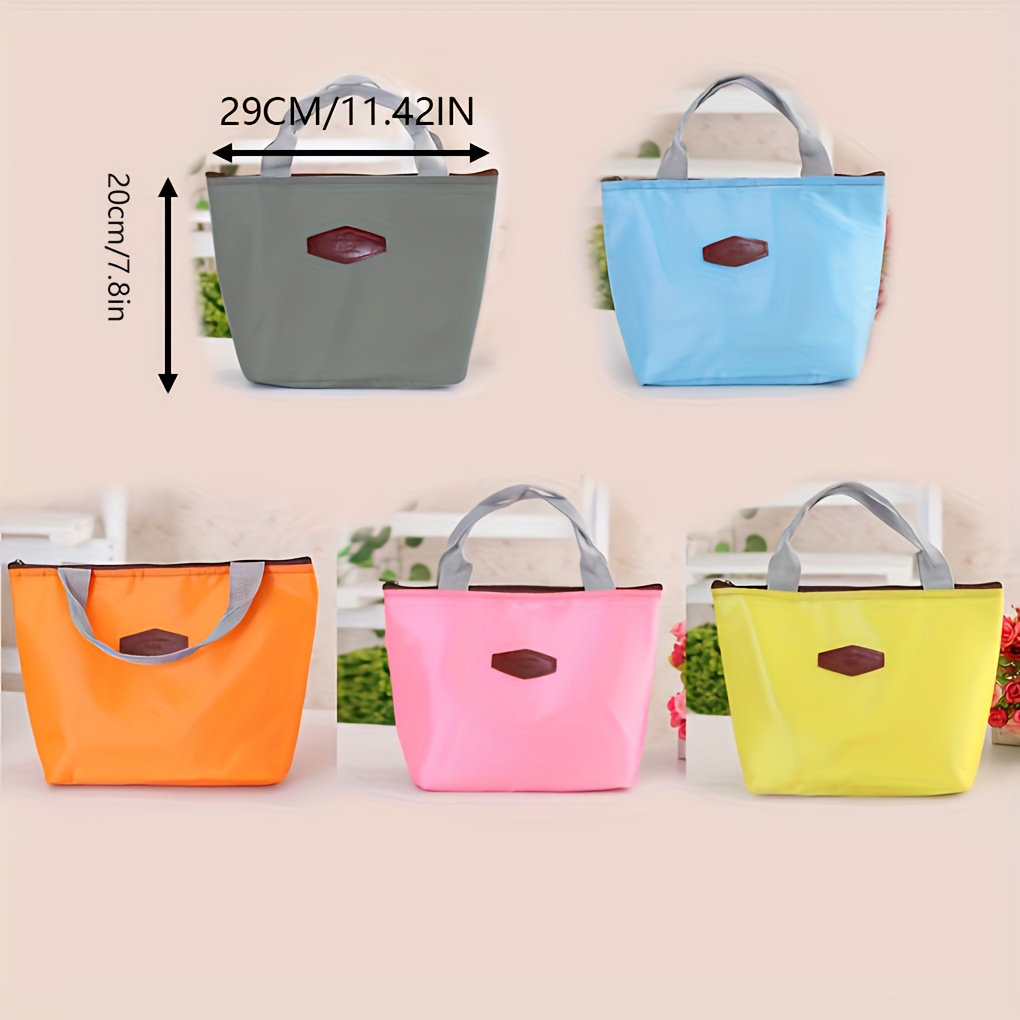 Lunch Bags Candy colored Waterproof Ice Pack Portable - Temu Ireland