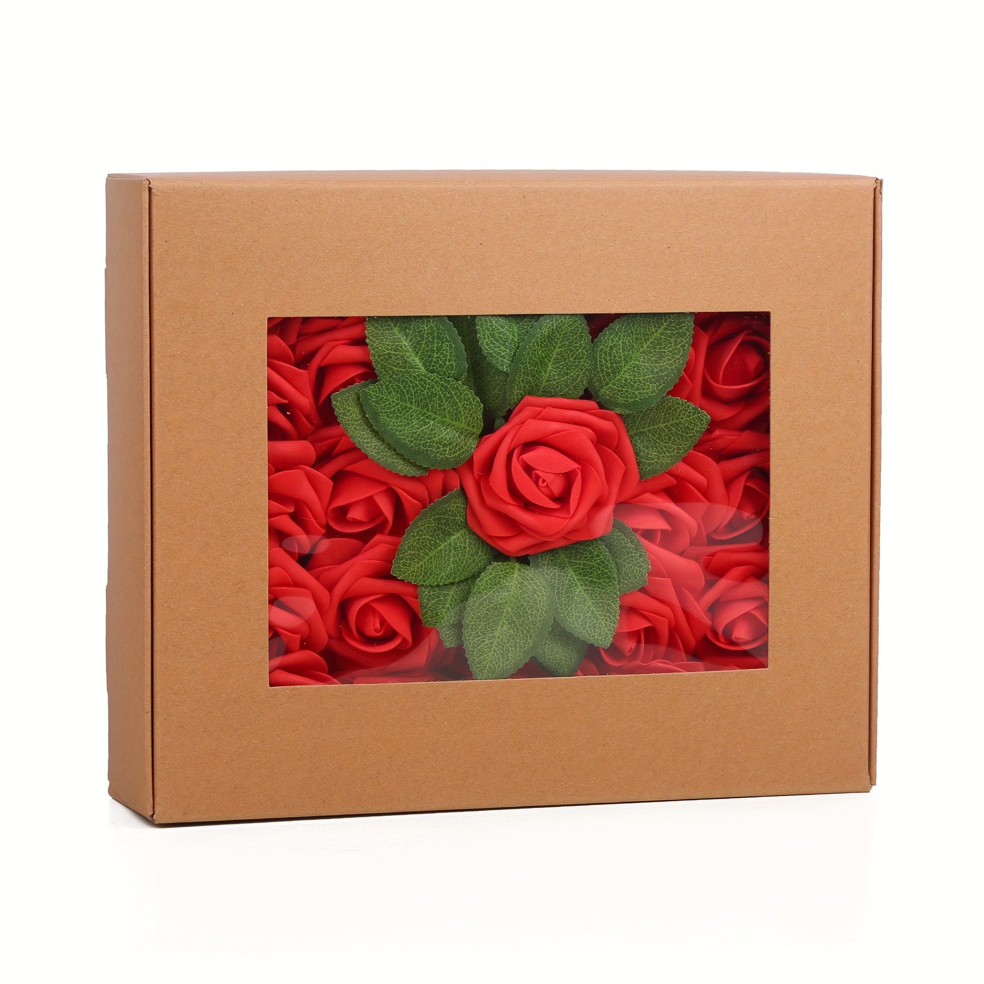 25 50pcs Simulation Rose Flower For Diy Bouquets Boutonnieres ...