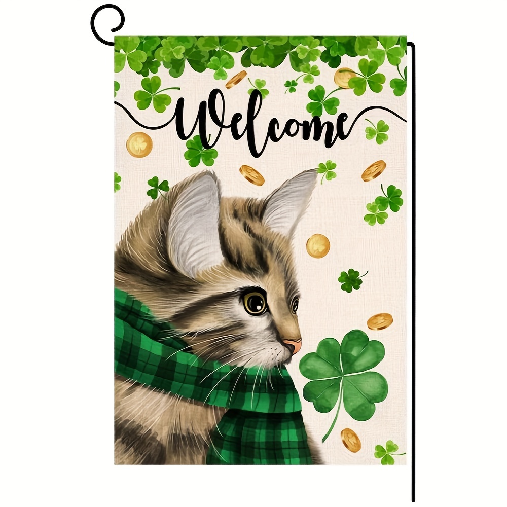 St. Patrick's Day Garden Flag 12x18 Vertical Double Sided - Temu Australia