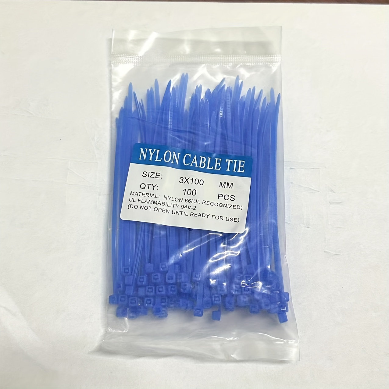 100pcs Bag Self Locking Nylon Cable Ties In Different Colors - Temu ...
