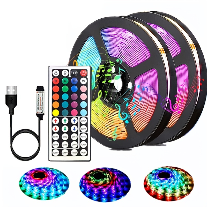 Led Strip Light 5v Rgb 2835 44key Infrared Controller Tv - Temu United ...