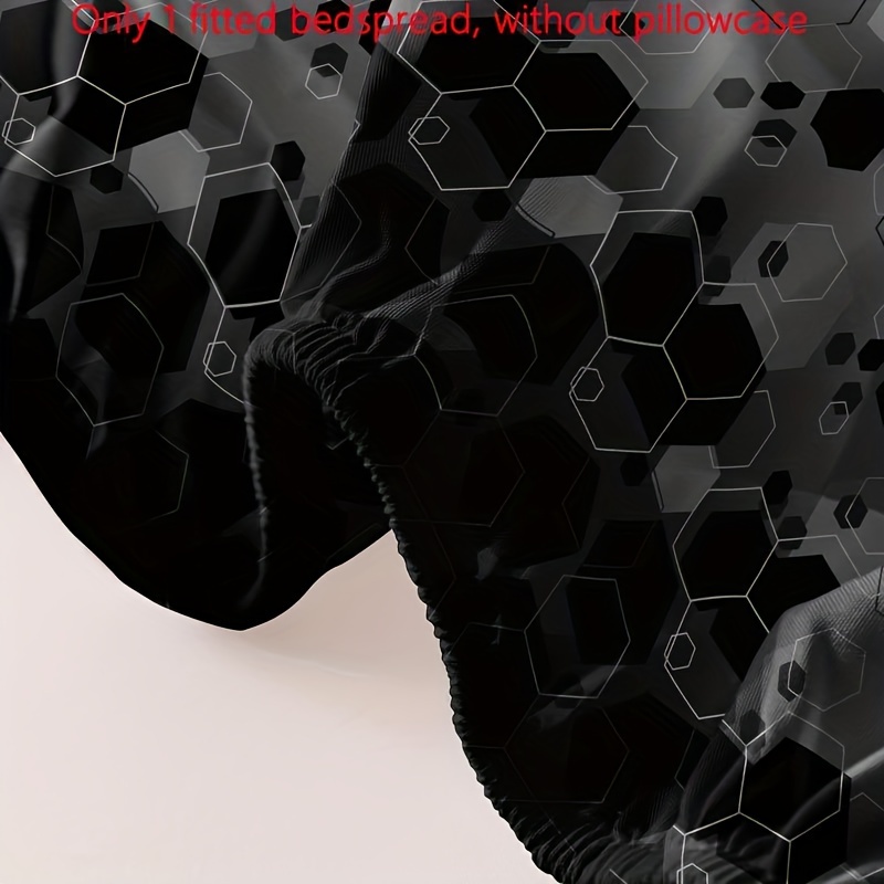 Brushed Fitted Sheet (without Pillowcase) Geometric - Temu Kuwait