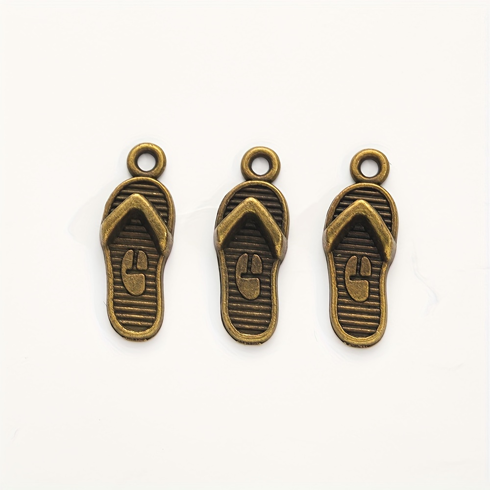 Alloy Jewelry Accessories, Beach Style, Slippers Pendant Life Supplies ...