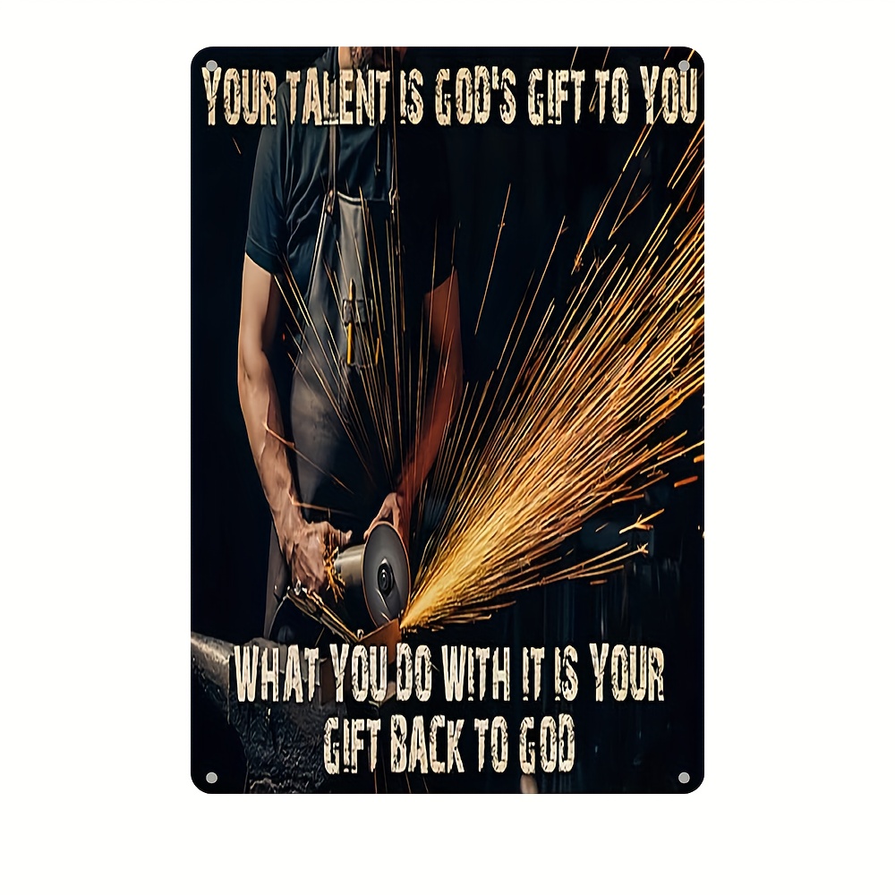 Vintage Metal Tin Sign Vintage Plaque Decor Hanging Plaque - Temu Canada