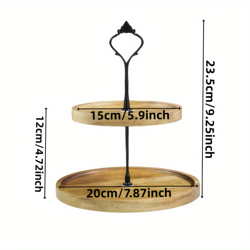 Acacia Wood Multi layer Cupcake Stand Tea Party Wedding - Temu Canada