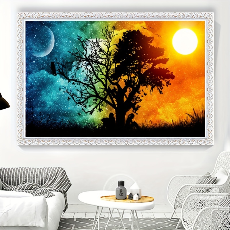 A Set Of Diamond Paintings With Landscape Patterns Of Trees - Temu ...