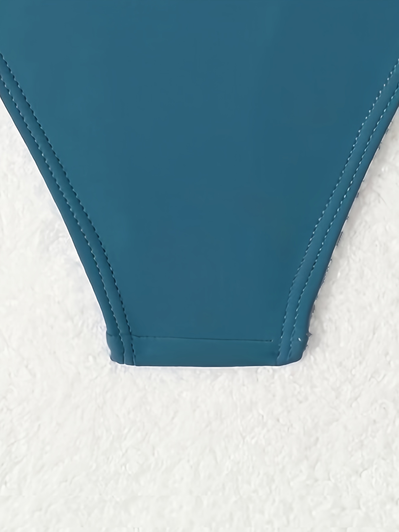 Color Bikini Set Girl s Solid One Shoulder Bathing Suit Kid - Temu