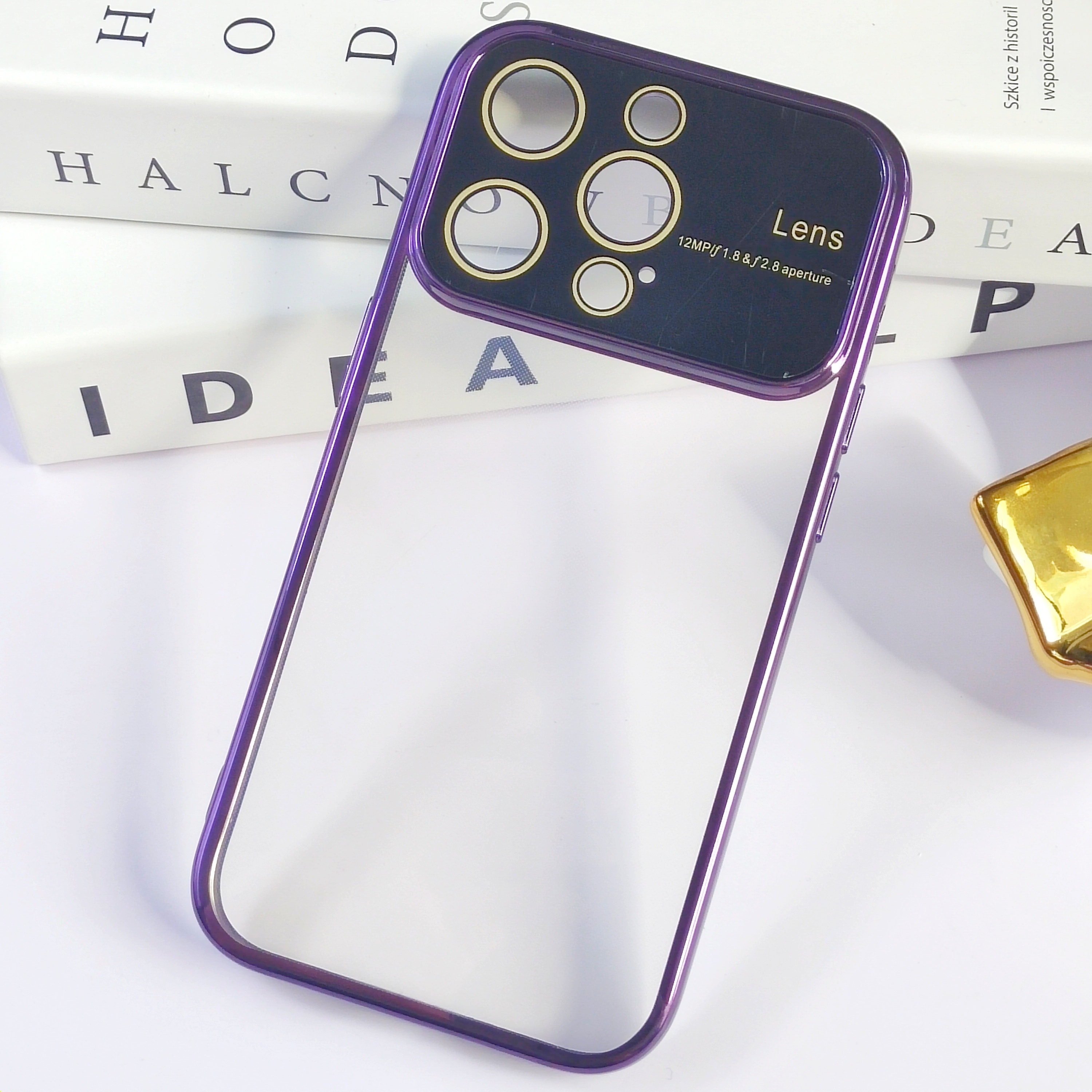 (luxury Upgrade Version) Electroplating Color Large Window Tpu ...