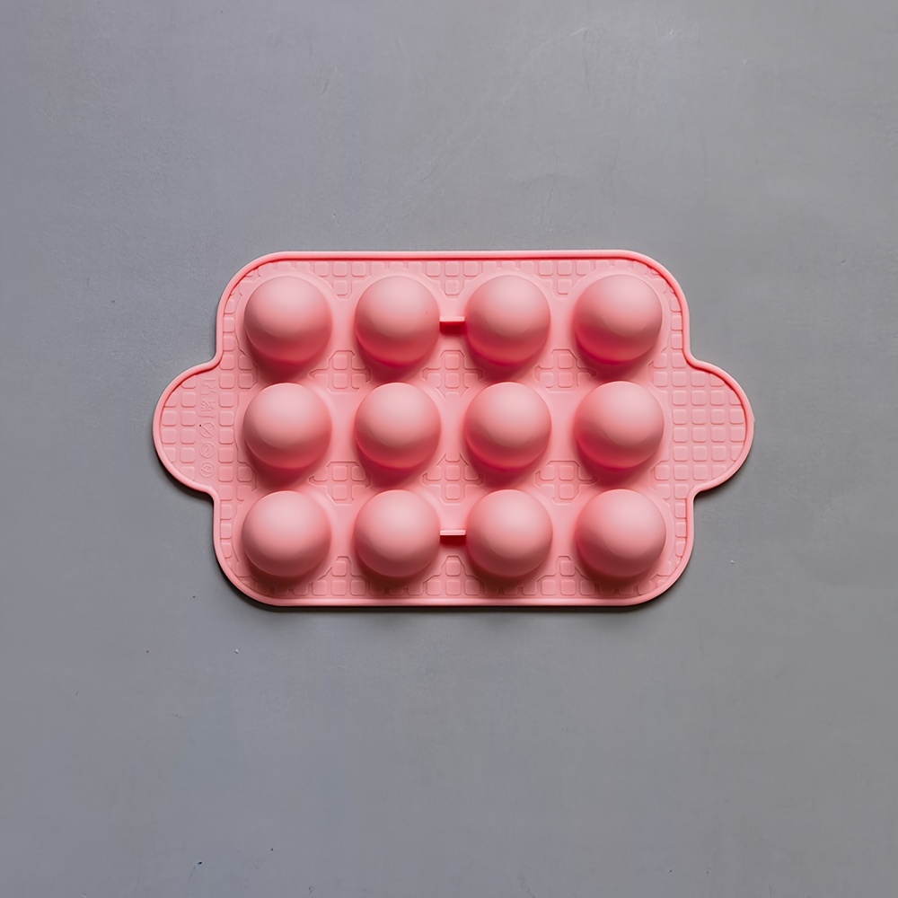 Round Chocolate Mold 3d Silicone Mold 12 Cavity Cake Mold - Temu Canada