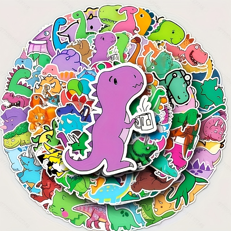 Cute Cartoon Dinosaur Stickers
