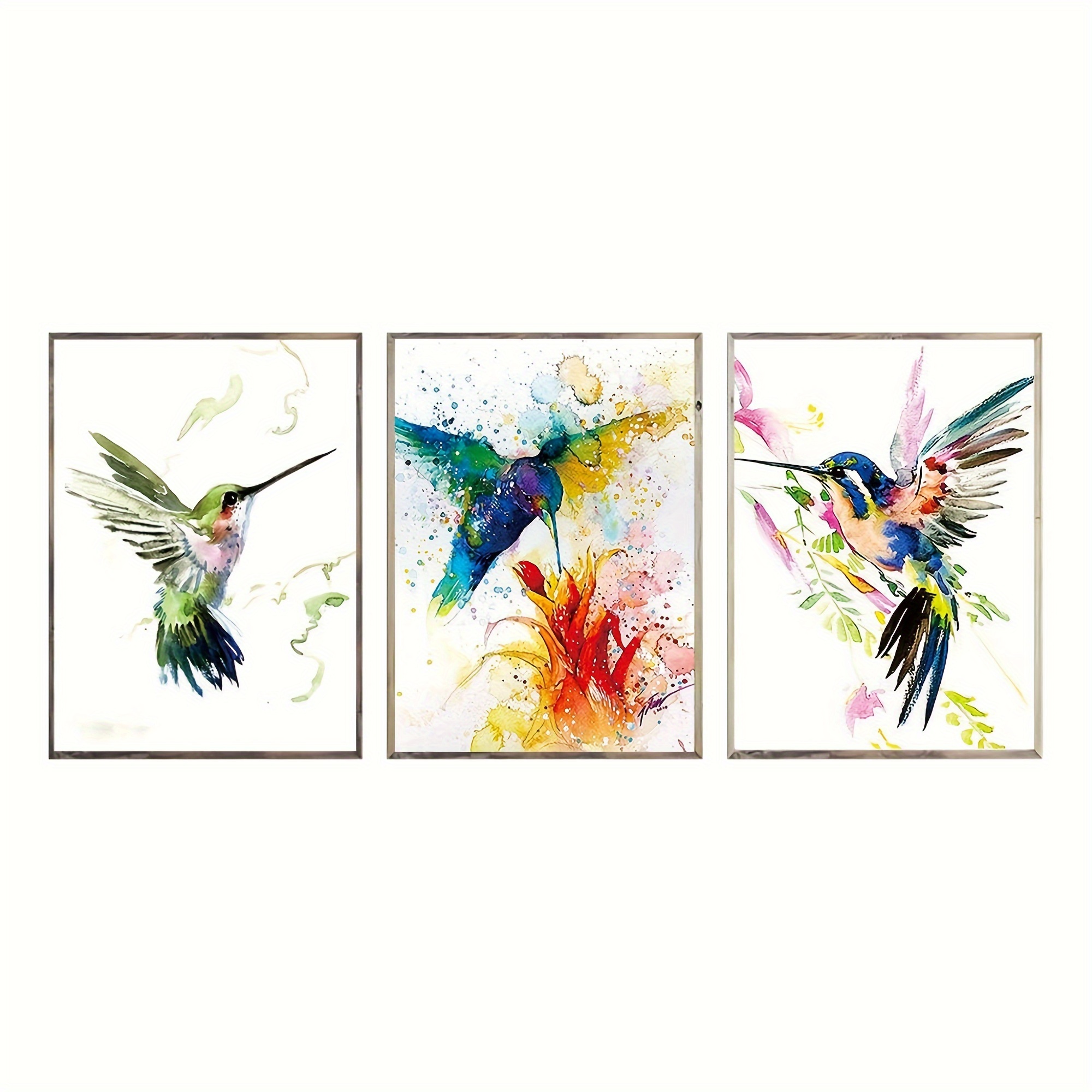 Watercolor Bird Wall Art Print Art Print Stunning Watercolor - Temu New ...